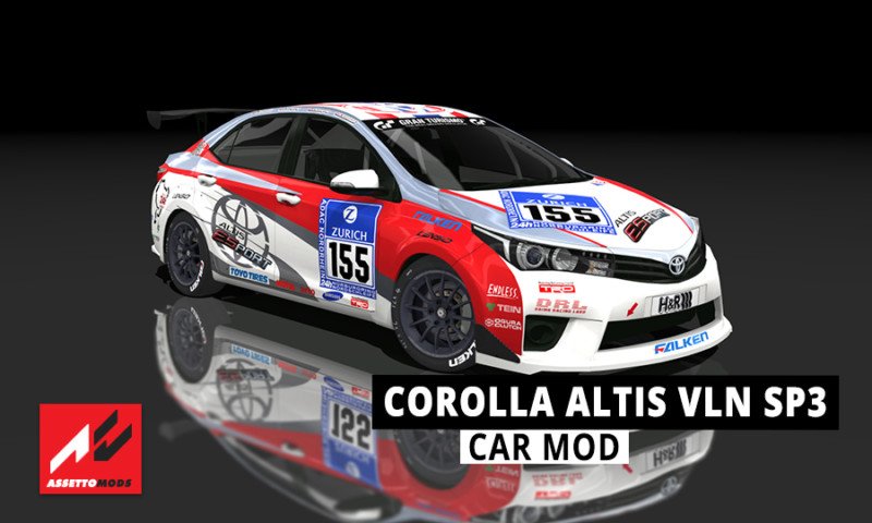 Corolla Altis VLN SP3 – Assetto Corsa Mods Database