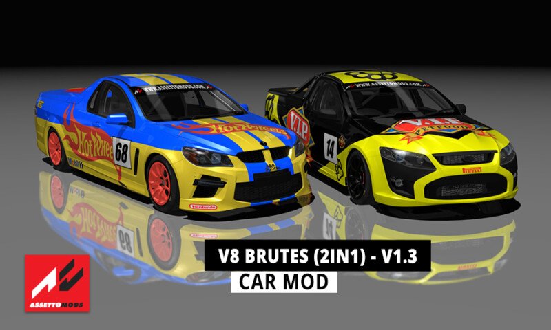 V8 Brutes v1.3 (V8 Racing Utes) – Assetto Corsa Mods Database