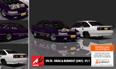 Holden VN SS Drag & Burnout Car v1.1 – Patreon Exclusive – Assetto ...