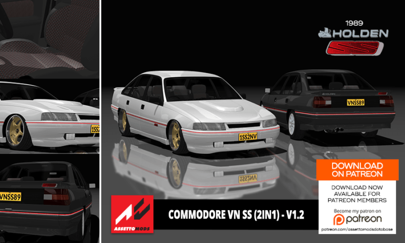 Holden Commodore VN SS 2in1 (v1.2) – Patreon Exclusive – Assetto Corsa ...