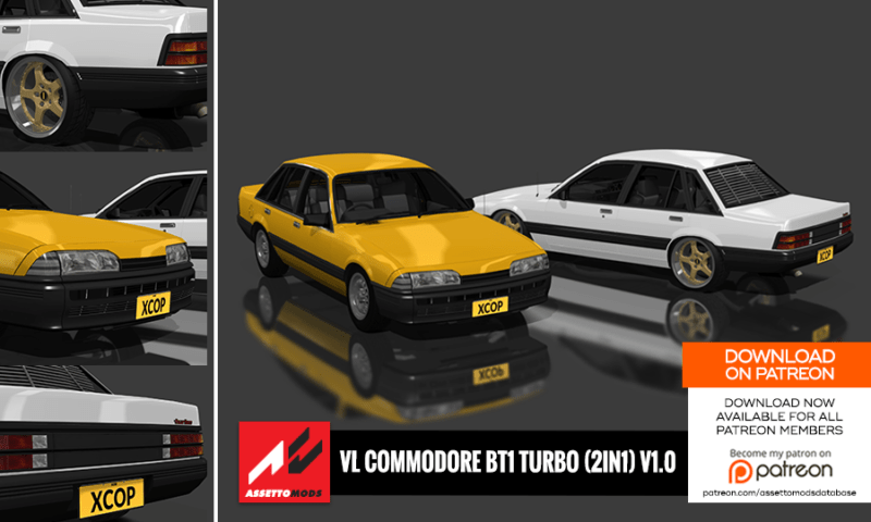 Holden VN SS Drag & Burnout Car v1.1 - Patreon Exclusive - Assetto ...