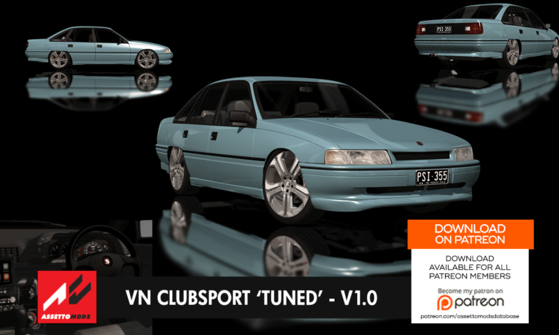 Holden HSV VN Clubsport ‘Tuned’ (820hp) – Patreon Exclusive – Assetto ...