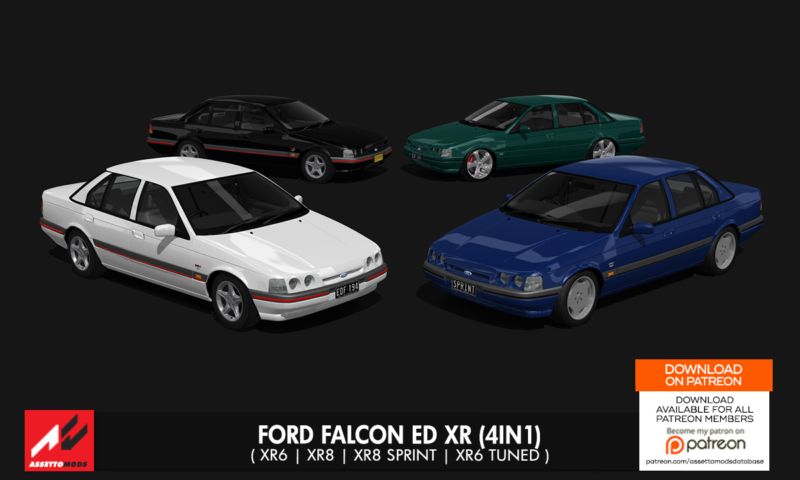 Ford Falcon EB GT v1.1 (2in1) – Assetto Corsa Mods Database