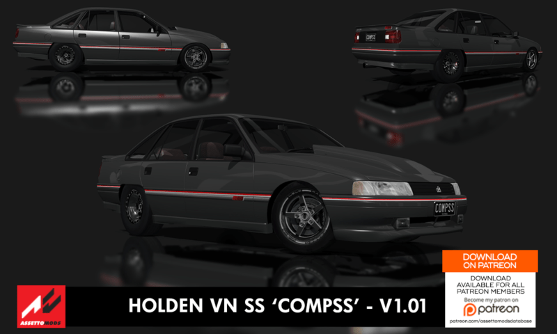Holden Commodore VN SS ‘COMPSS’ – Patreon Download – Assetto Corsa Mods ...