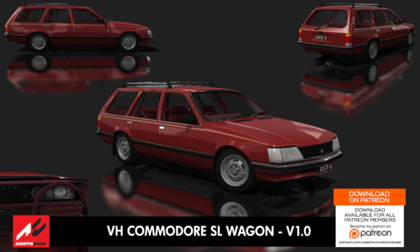 Holden Commodore VH SL Wagon – Patreon Download – Assetto Corsa Mods ...