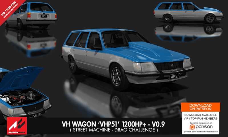 Holden VH Wagon ‘VHP51’ 1200hp+ – VIP Patreon Exclusive – Assetto Corsa ...