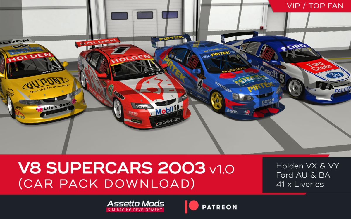 V8 Supercars – Assetto Corsa Mods Database