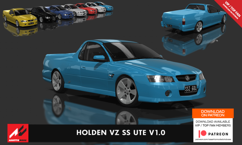 Holden VZ SS Ute – Patreon Download – Assetto Corsa Mods Database
